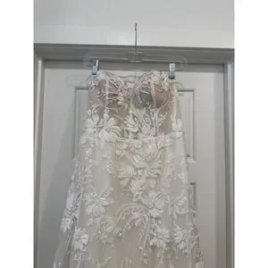 Alena Leena | Dresses | Alena Leena Peony Wedding Dress Ivory Lace ...